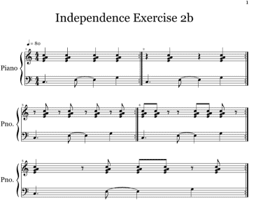 Music Keyboard Basics: 3 Hand Independence Exercises To Practice ...