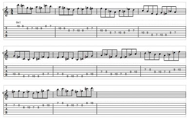 5 Chromatic Scale Exercises For Guitar With Examples - Music Industry ...