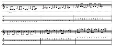 5 Chromatic Scale Exercises For Guitar With Examples - Music Industry ...
