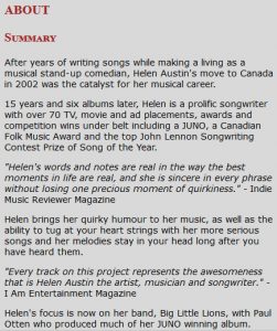 How To Write A Great Musician Bio By Yourself [With Examples] - Music ...