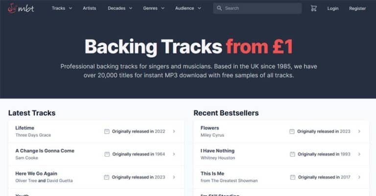Where To Find Backing Tracks For Singers, 13 Best Sites - Music ...